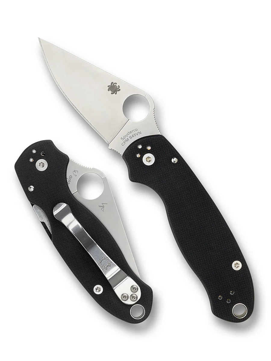 Spyderco C223GPBK Para 3 Signature Folding Utility Pocket Knife PlainE ...