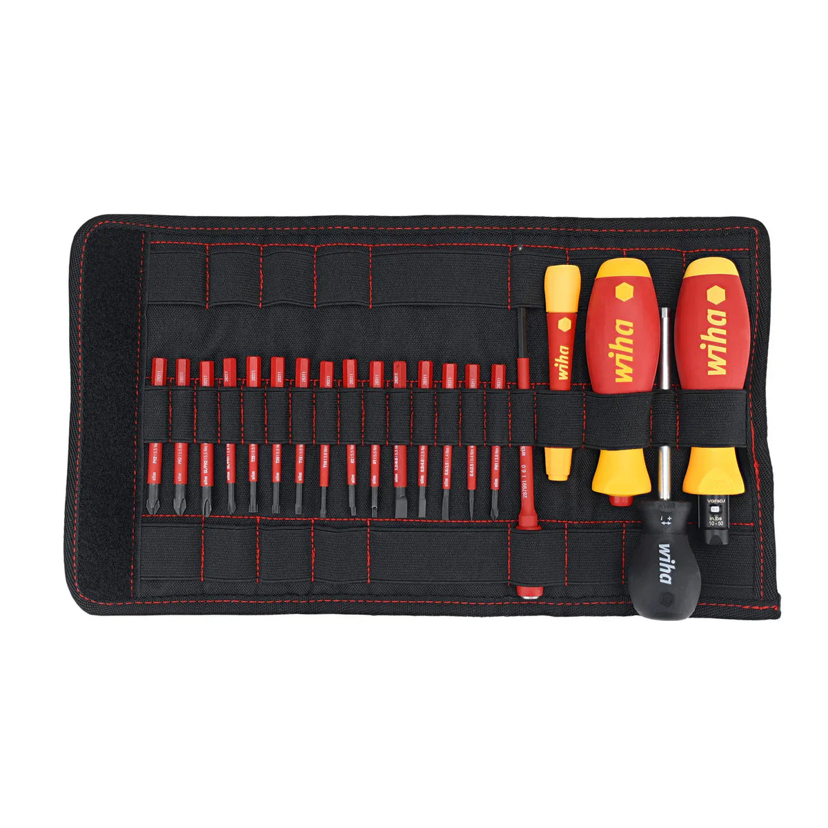 Wiha 28781 20 Piece Insulated TorqueVario-S (10-50 In/lbs) and SlimLin ...